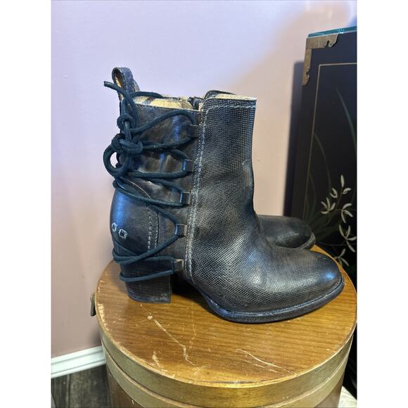 Bed Stu | Shoes | Bed Stu Blaire Ankle Boots Booties Color Graphito ...